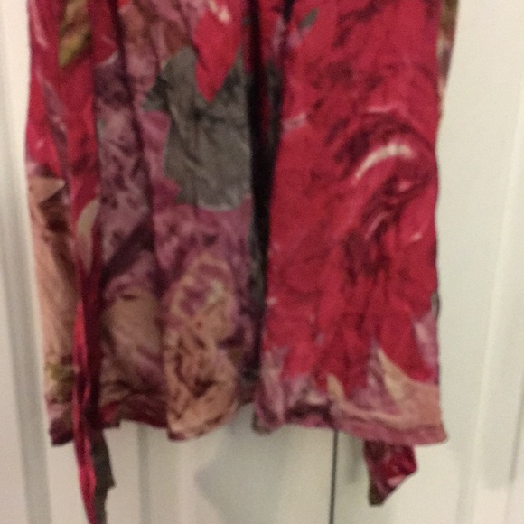 Cache | Tops | Vintage Cache Top 0 Silk Mixed Print | Poshmark
